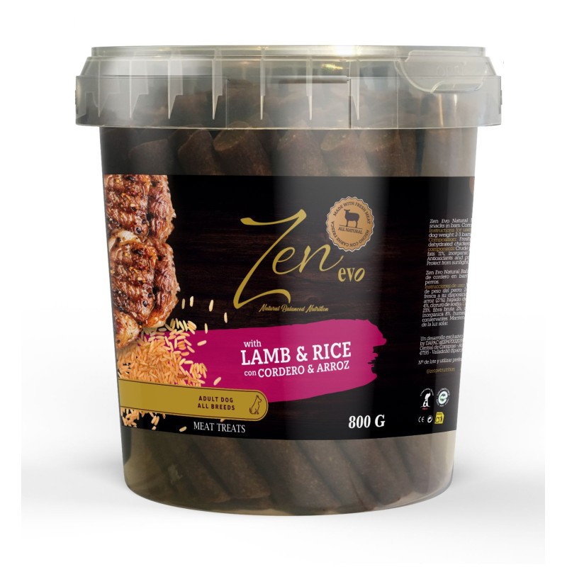 Zen Natural Balanced Nutrition Evo Lamb Bars 800g